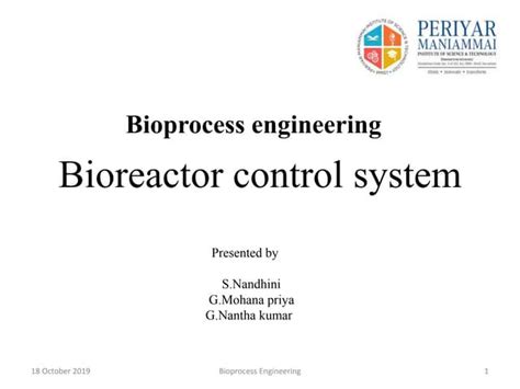 Bioreactor Control System Pptx