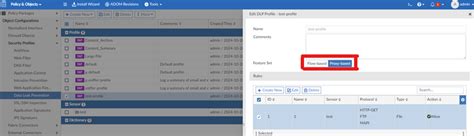 Troubleshooting Tip Unable To Install Dlp Profile Fortinet Community