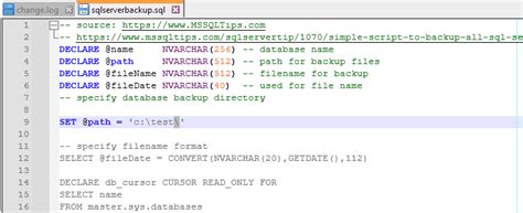T SQL Highlighting Problem Backslash Is Not An Escape Character Here Notepad Community