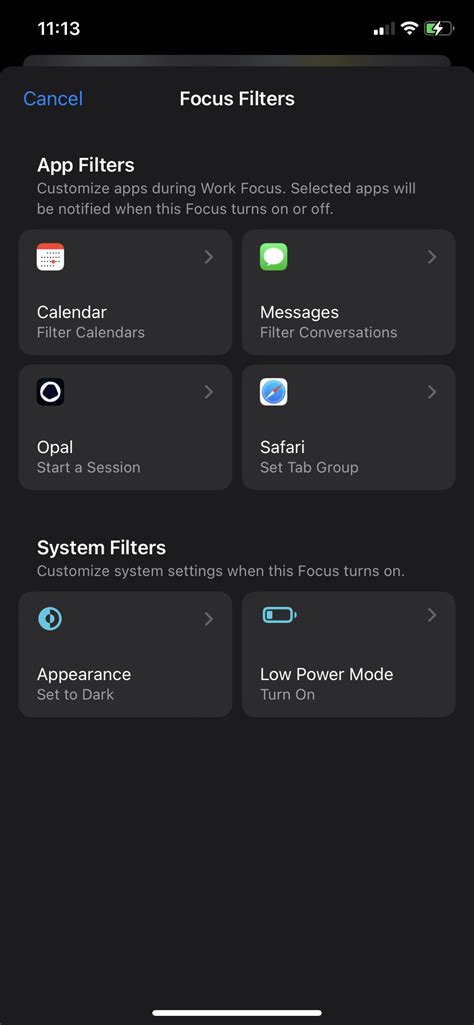 Opal Faq How To Block Apps With Iphone Focus Mode