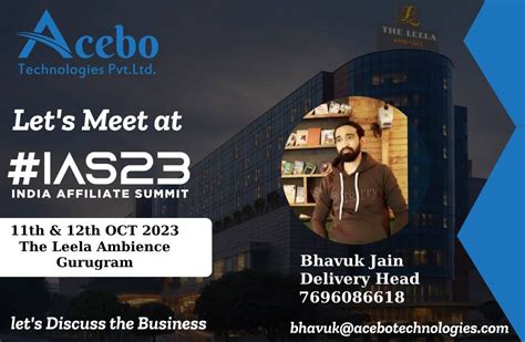 Bhavuk Jain On Linkedin Ias2023 Affiliatemarketing Digitalmarketing Acebotechnologies