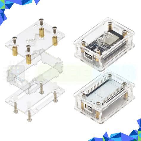 Jual Esp32 Acrylic Case Box Akrilik Untuk Esp 32 Wroom Kotak Plastik Esp32 Enclosure Shell