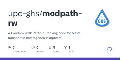Github Upc Ghsmodpath Rw A Random Walk Particle Tracking Code For Solute Transport In