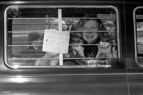 Miss Joyce Mckinney Protest Her Innocence In The Back Of A Police Van