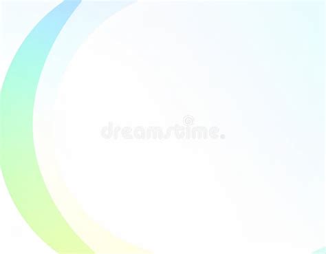 Pastel Abstract Background With Soft Curves And Gradient Colors Stock Illustration