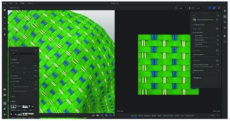 The Screenshot Of Digitizing A Textile Sample Using A 3d Computer Program Download Scientific