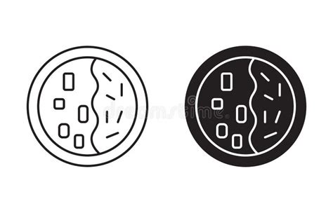 Kare Raisu Outline Icon Collection Or Set Kare Raisu Thin Vector Line Art Stock Illustration