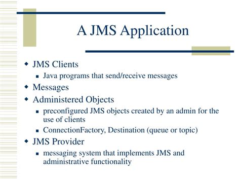 Ppt Java Message Service Jms Powerpoint Presentation Free Download Id145340