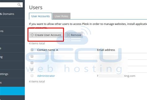 How To Add A User And Assign Roles In Plesk Accuwebhosting