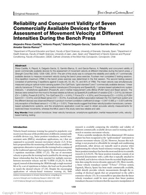 Reliabilityandconcurrentvalidityofseven13 Pdf Strength