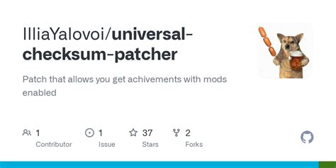 Workflow Runs · Illiayalovoiuniversal Checksum Patcher · Github