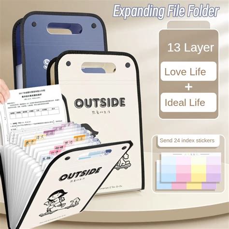 Folder File Organizer With Handle Expanding File Folder 13 Layer Test