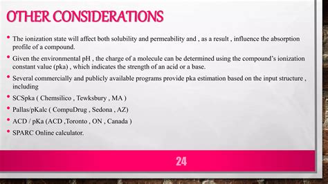 Computational Modeling Of Drug Disposition PPTX Pharmaceutical Industry Industries