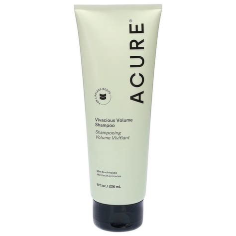 Acure Vivacious Volume Mint And Echinacea Shampoo Lunds And Byerlys