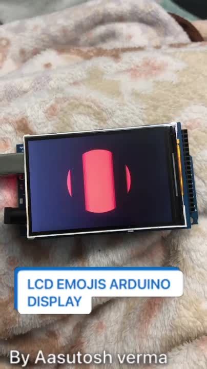 Aasutosh V On Linkedin Arduino Mega With 35 No Touch Display Emojis