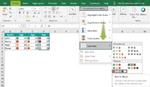 Icon Sets In Excel Conditional Formatting Examples How To Use