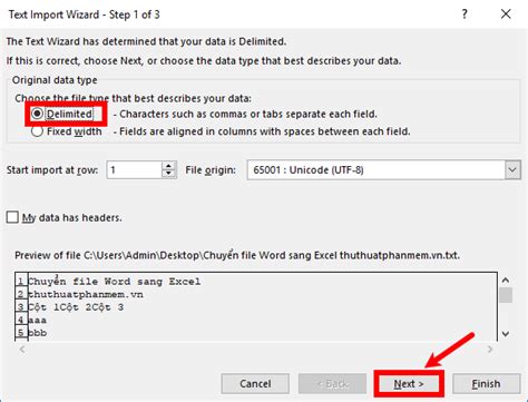 How To Convert A Word File To Excel