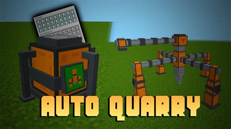 Auto Quarry Addon 1 21 MCPE Bedrock Mod Mc Mod Net