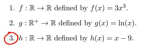 solved exercise 3 5 for each of the following functions