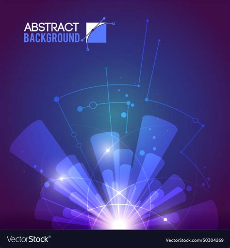 Modern Circuit Abstract Background Royalty Free Vector Image