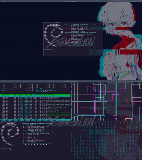 [i3] first rice on debian r unixporn