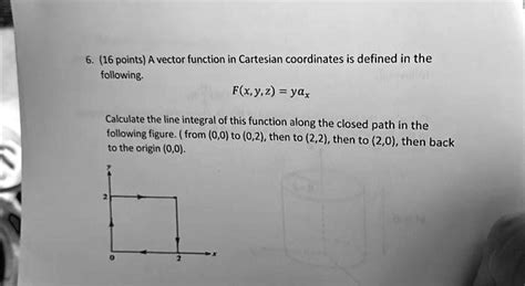 solved texts 6 16 points a vector function in cartesian coordinates