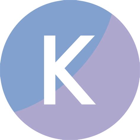 Letter K Generic Color Fill Icon