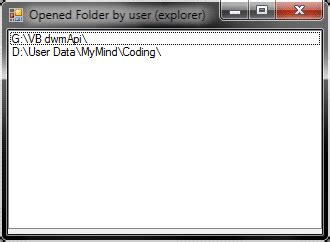 Get Opened Folder Location In Explorer Using Vb Net Vb Net Csharp Php Blogger Photoshop