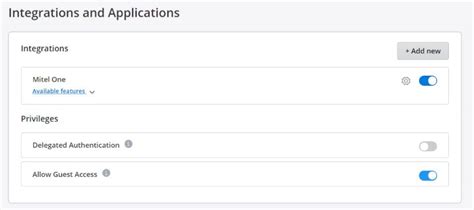 Mitel One Integration