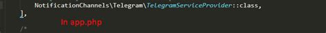 Telegram Responded With An Error `400 Bad Request Chat Not Found` · Issue 92 · Laravel