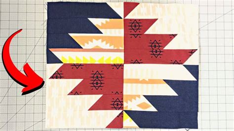 Simple Aztec Quilt Block Tutorial With Free Pattern Diy Joy