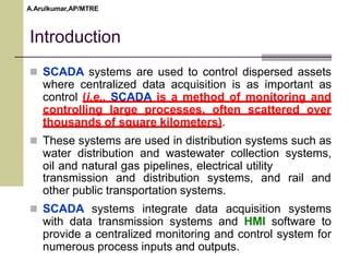 Scada PPTX Operating Systems Computer Software And Applications