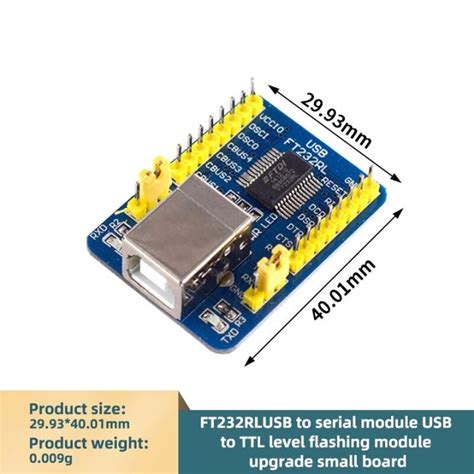 Ft232rl Usb To Serial Module Usb To Ttl Level Flashing Module Upgrade