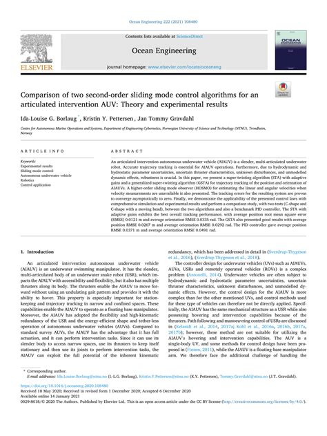 pdf comparison of two second order sliding mode control algorithms