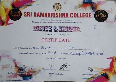 Suvith Salian On Linkedin I Am Thrilled To Share That I Won The First