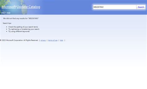 The Kb2267602 Mentioned On This Pages Doesnt Appear To Exist In
