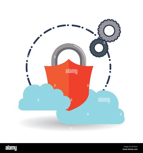 Data Security Design Protect Icon Data Center Illustration Stock Vector Image And Art Alamy