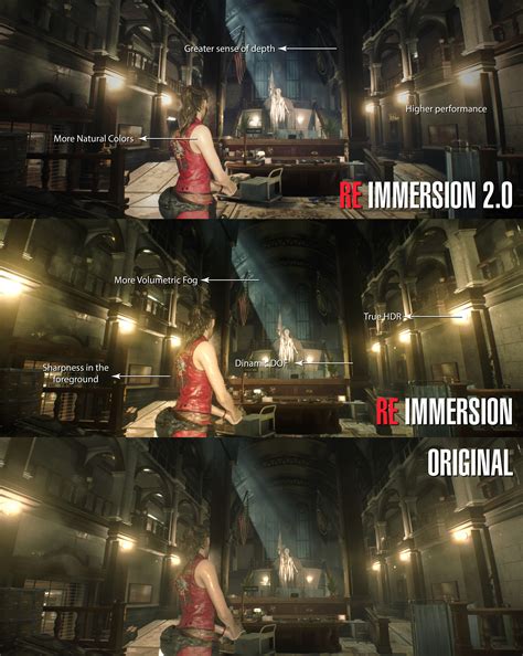 Re Immersion Reshade 20 At Resident Evil 2 2019 Nexus Mods And
