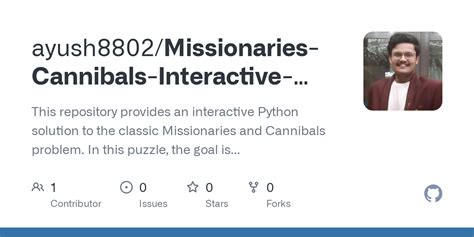 GitHub Ayush Missionaries Cannibals Interactive Solution This Repository Provides An