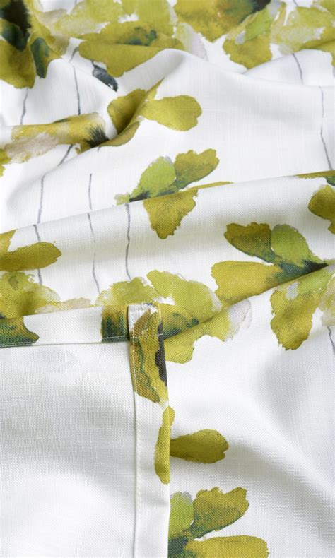 Grasshopper Water Lilies Floral Fabric Yellow Green