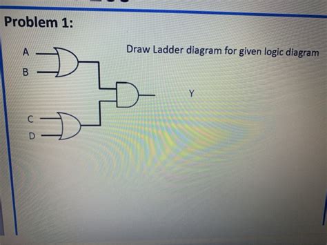 Solved Problem A Draw Ladder Diagram For Given Logic Chegg