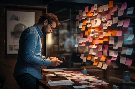 Premium AI Image UX Designer Creating User Flows And Wireframes Generative AI