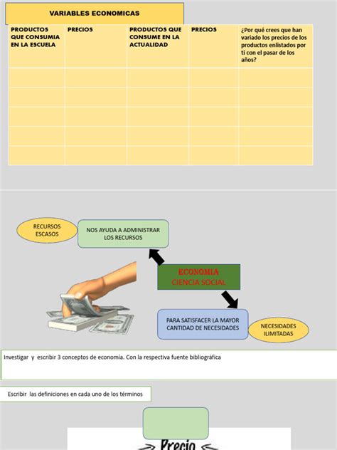 Variables Económicas Pdf Oferta Economía Precios