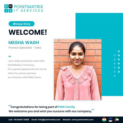 Pointmatrix It Services On Linkedin Newjoinee Hired Pmis