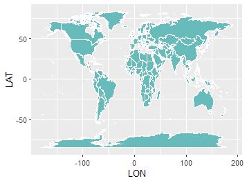 Ggplot How To Color Countries According To The Count Of Rows On A Map In R Stack Overflow