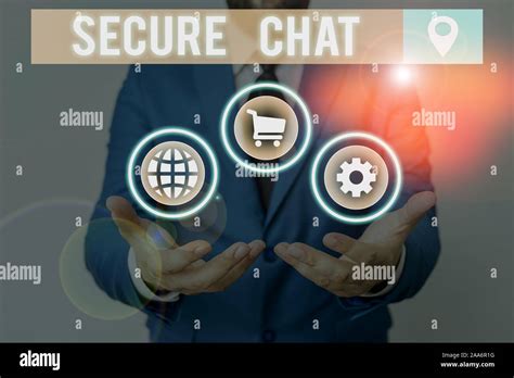 Handwriting Text Writing Secure Chat Conceptual Photo Approach To