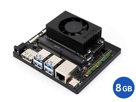 jetson orin nano 人工智能 ai 开发套件 适用于嵌入式系统和边缘系统 内置jetson orin nano 8gb显存核心板