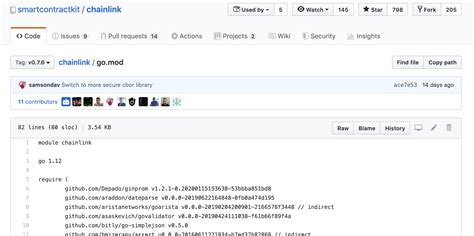 x pkgsite searching by smartcontractkit and chainlink does not show