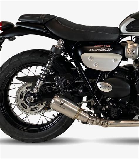 Ixrace At4259s Mk2 Steel Exhaust For Triumph Street Scrambler 900 Full