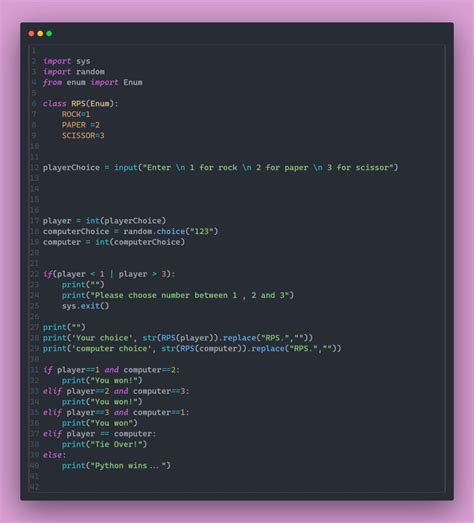 Python Firstproject Rockpaperscissors Learningtocode Programming